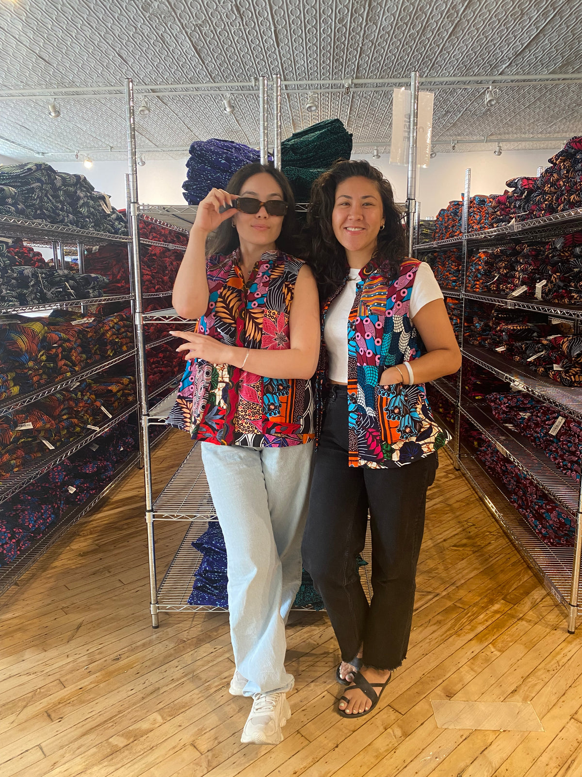 Patchwork Sleeveless Top – Zuri