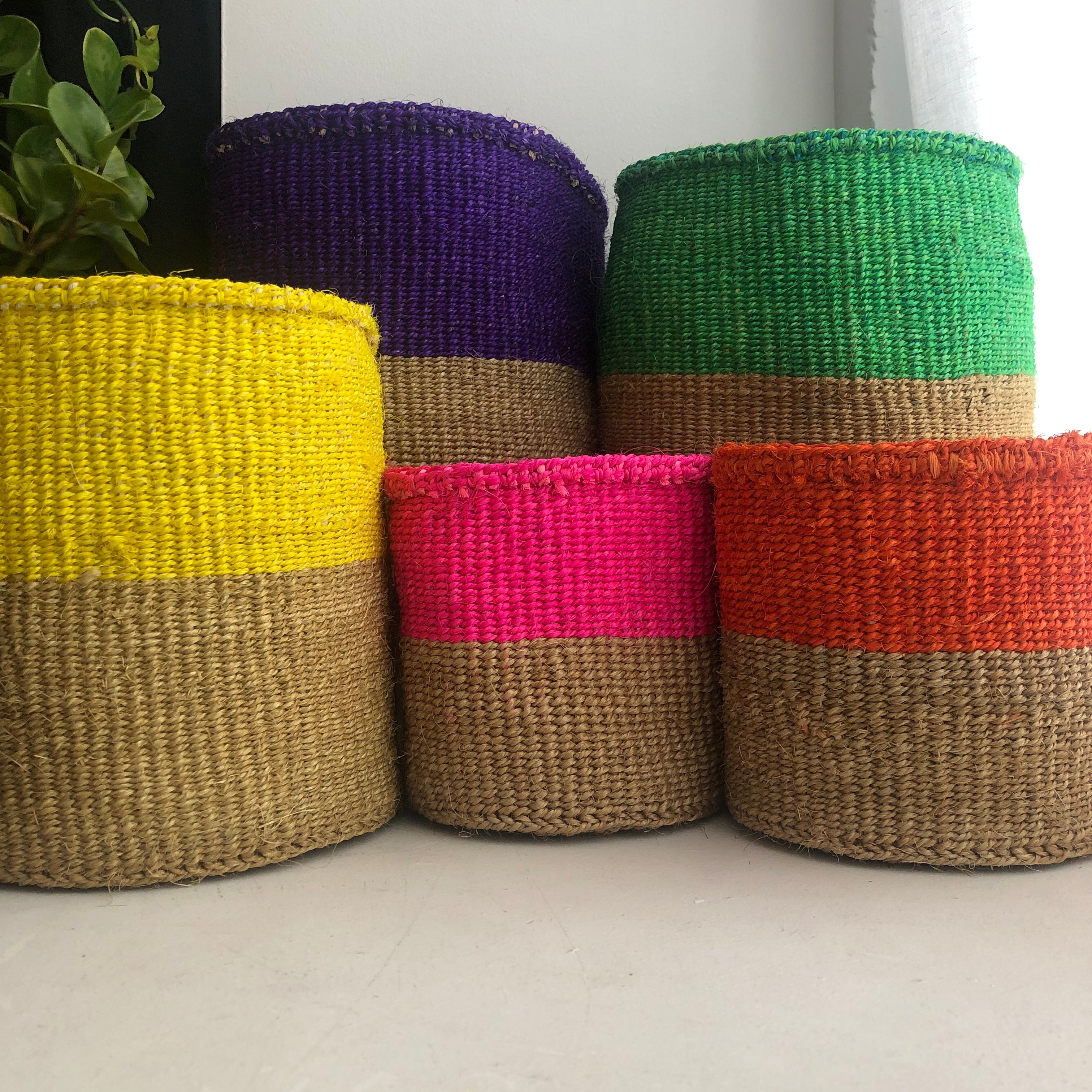 Kisii Color Block Basket (click for more colors) – Zuri
