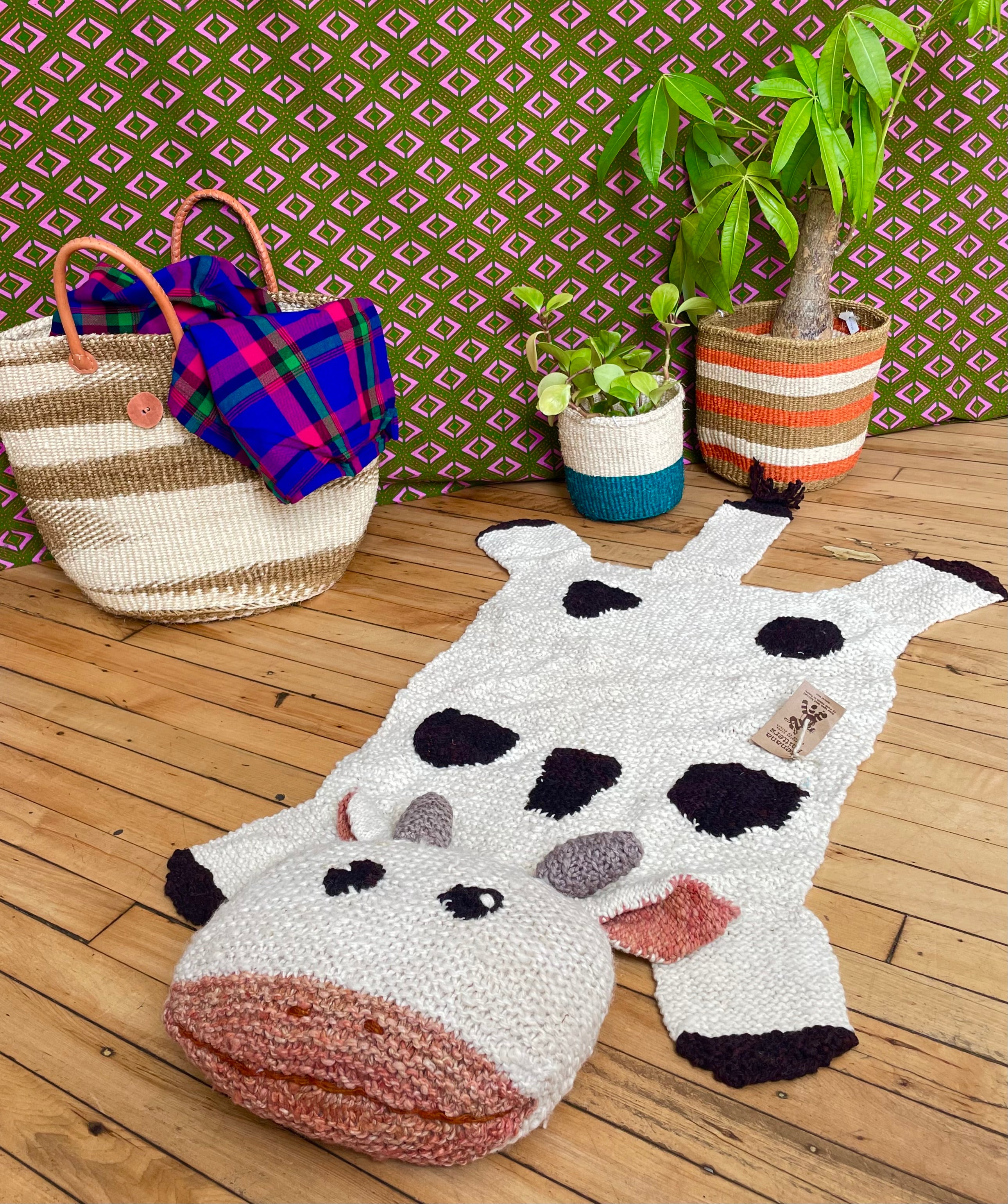 Hand-Knit Decorative Organic Wool Rugs (click for more options) – Zuri