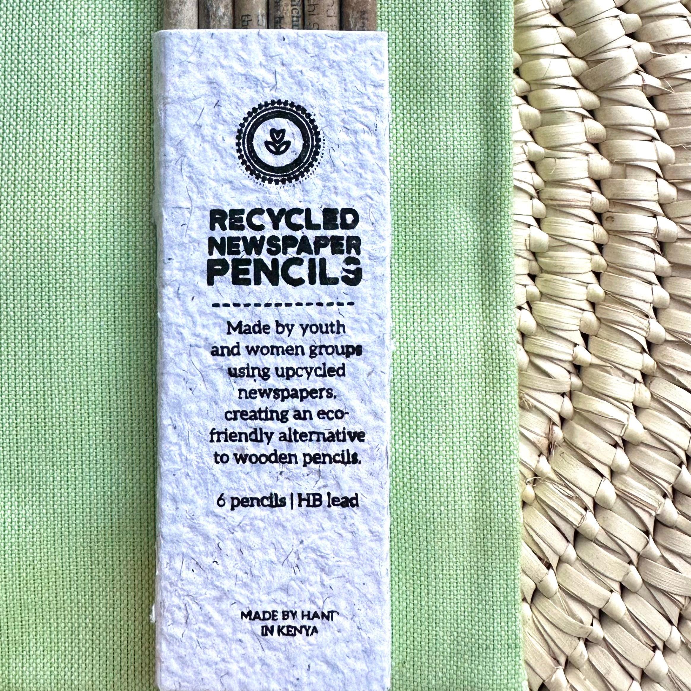 Recycled Newspaper Pencils – Zuri