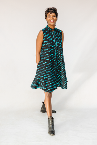 Over the Moon Sleeveless Dress – Zuri